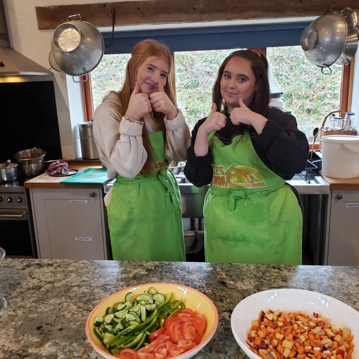 The Bishop of Hereford's Bluecoat School - Jamie's farm visit